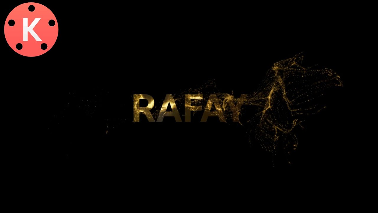 How to make intro In Kinemaster | Gold Text editing in Kinemaster - YouTube