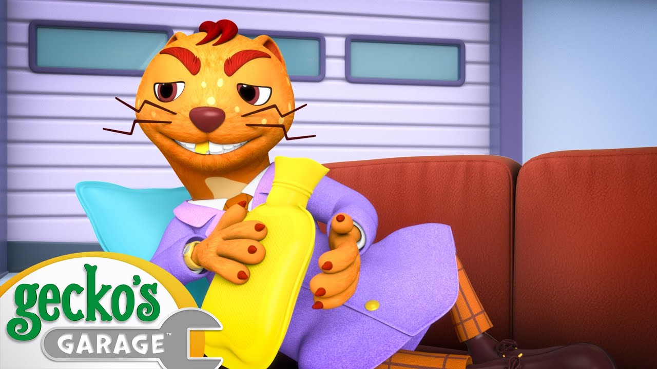 Sick Day Fix! Gecko Helps Sly and Weasel 🤒 | NEW 🛠️ Subtitled Cartoons ...