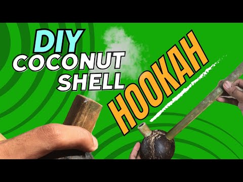 How to Make Hookah from Coconutshell and Bamboo|DIY Coconutshell Hookah|Pipe for Tabaco Use