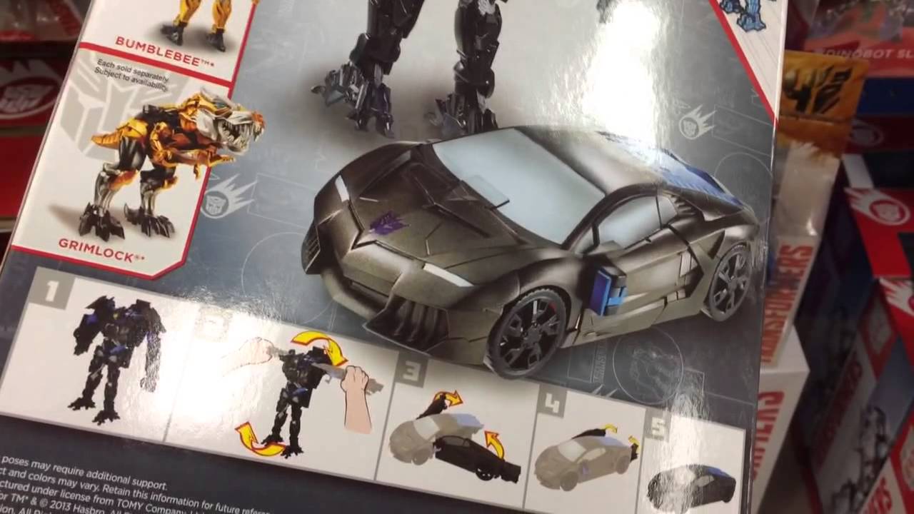 TRANSFORMERS 4 Toys at Target! Wave 2 Deluxe! Lockdown Flip N change ...