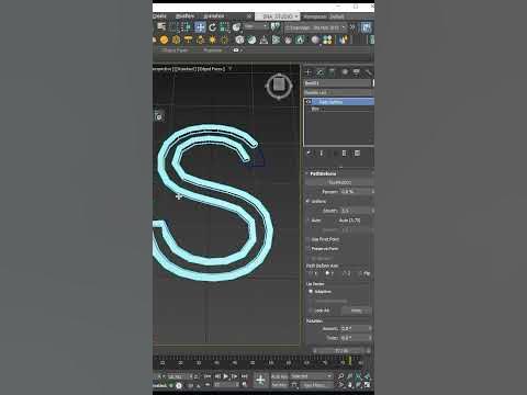 Spline + Path deforms text animation in 3ds max | 3Ds max beginners Tutorial #3dsmaxtutorial # ...
