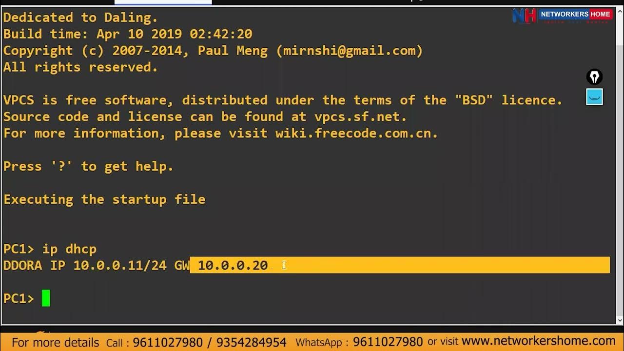 Dhcp Part 2 Dynamic Host Configuration Protocol Youtube