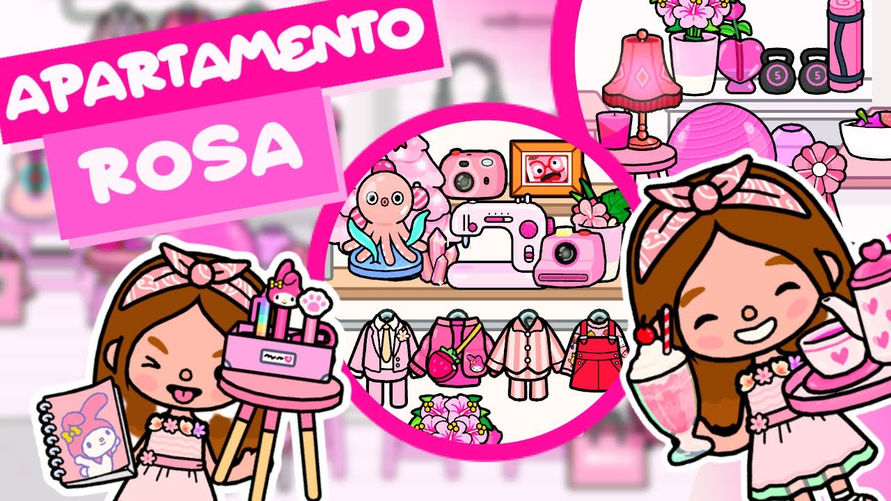 APARTAMENTO gratis COMO HACER que SEA TODO COLOR ROSA Makeover en TOCA ...