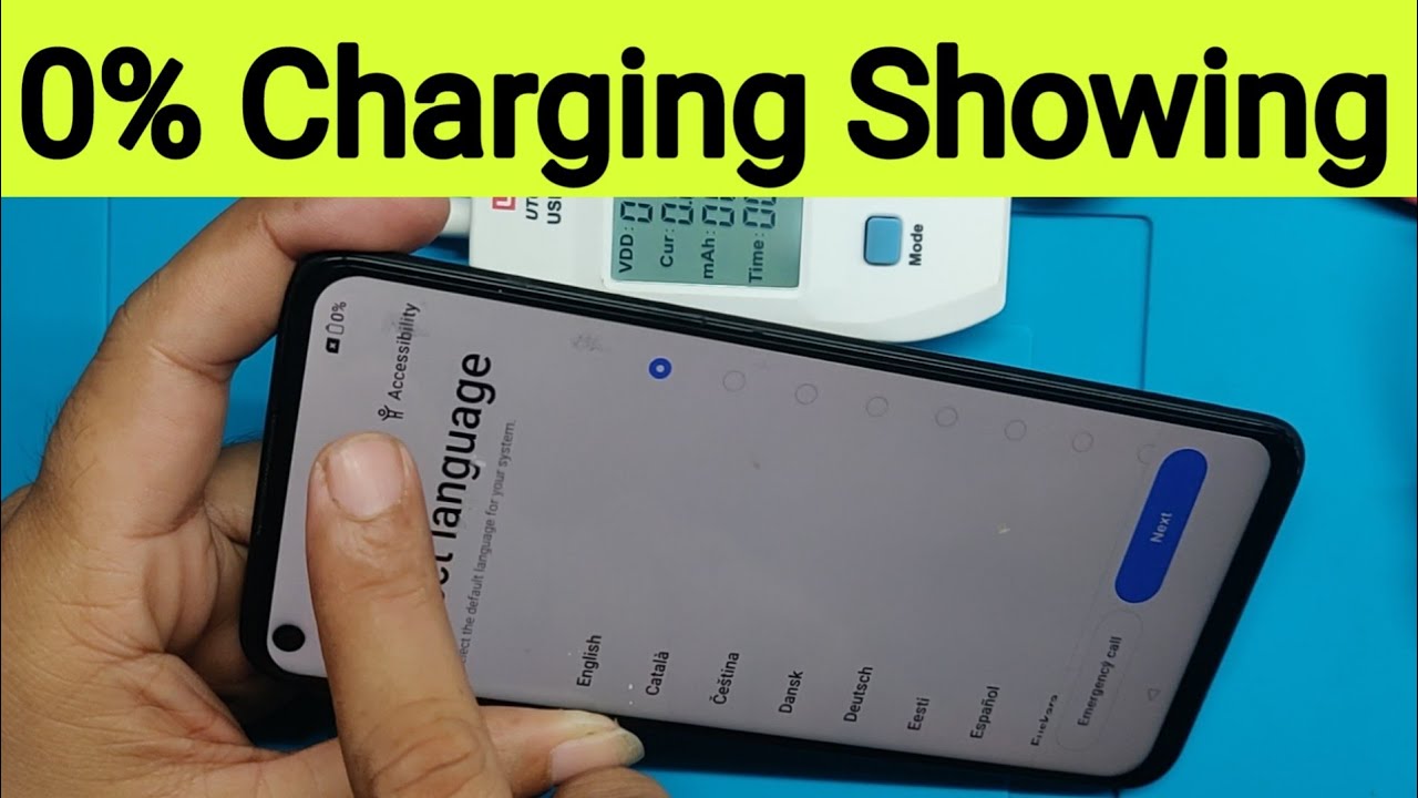 One plus Nord C2 Showing 0 % Charging solution @JYOTSNAMOBILECARE - YouTube