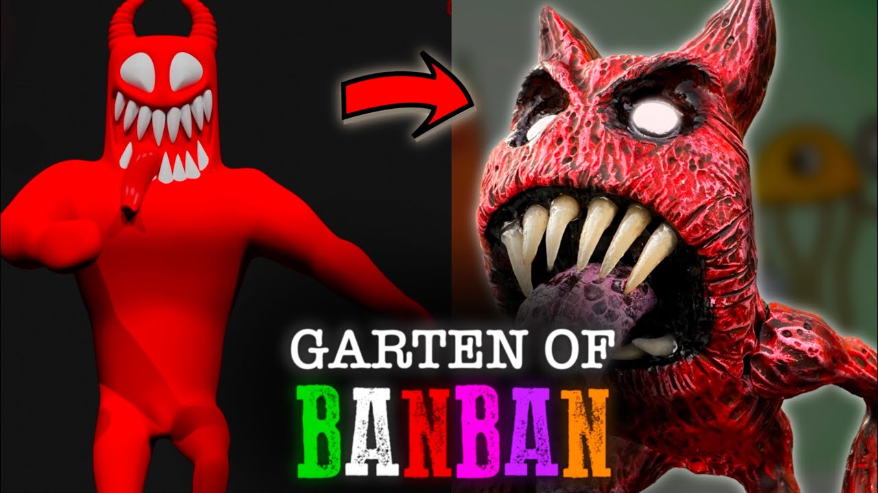 How to make BANBAN out of clay - Garten of Banban - YouTube