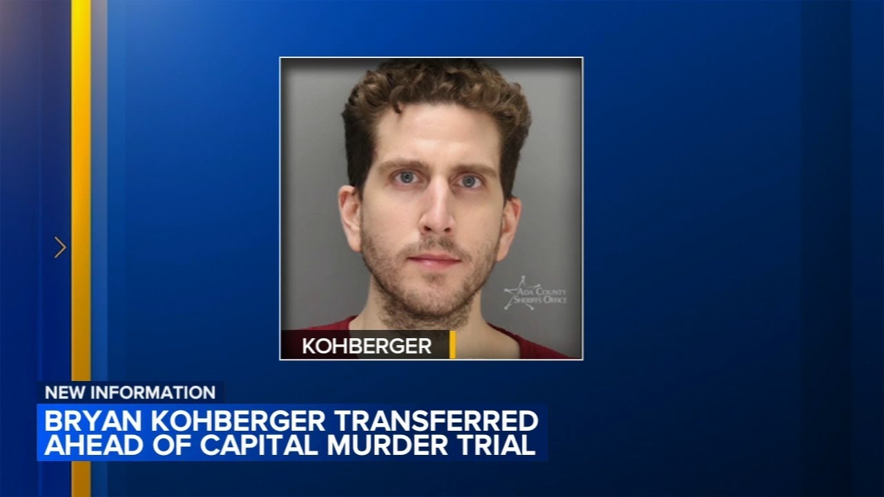 Bryan Kohberger now jailed in Boise after trial moved for Idaho college ...