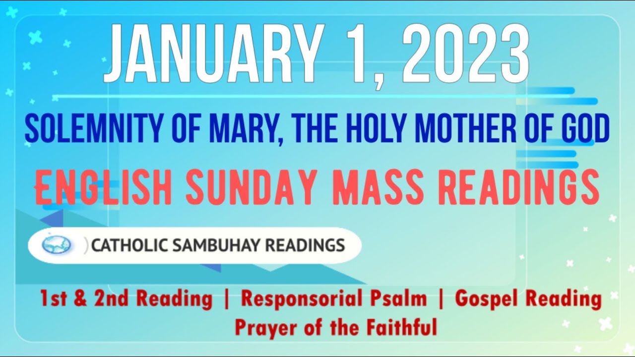1 January 2023 English Sunday Mass Readings Solemnity Of Mary The 1-january-2023-english-sunday-mass-readings-solemnity-of-mary-the