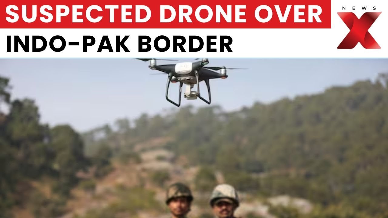 Suspected Drone Spotted Along Indo-Pak Border in Samba; Forces on High ...