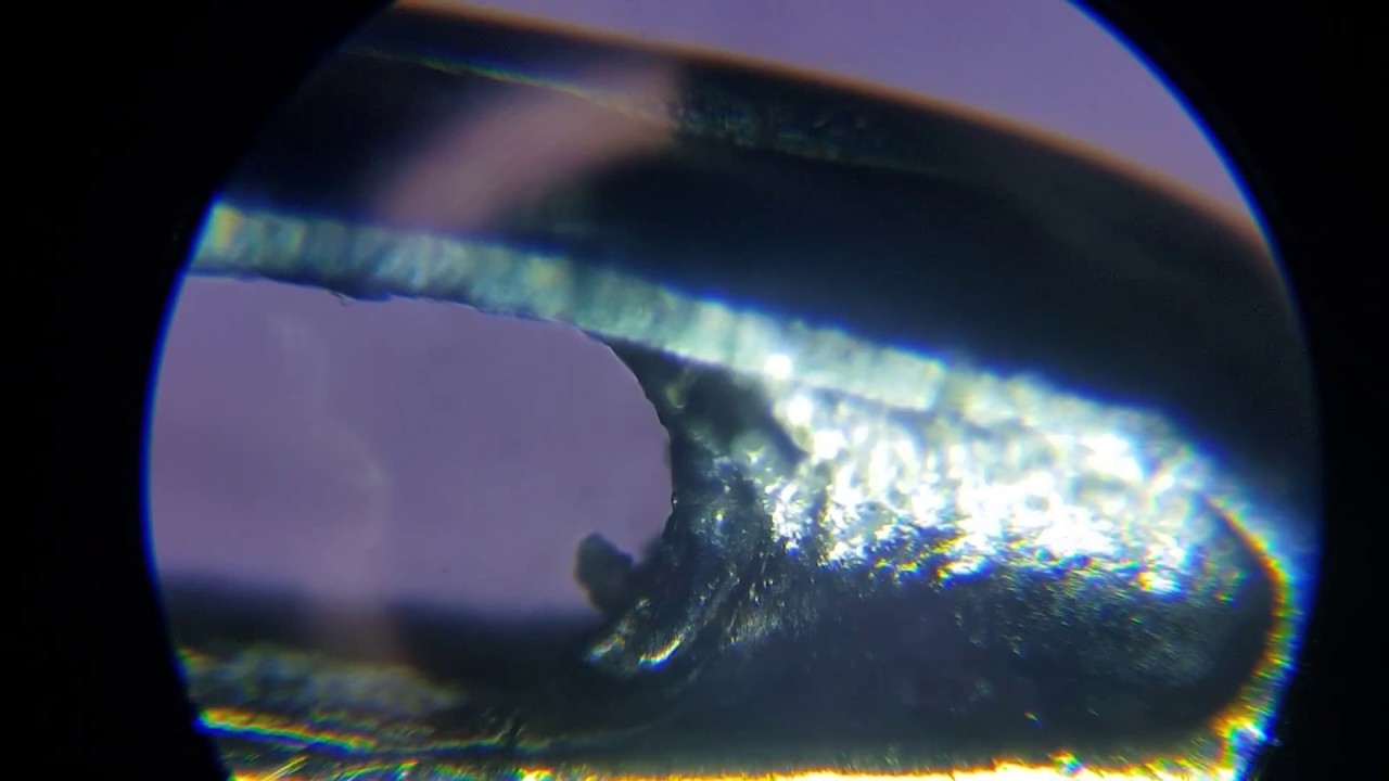 Sewing Needle under a microscope - YouTube