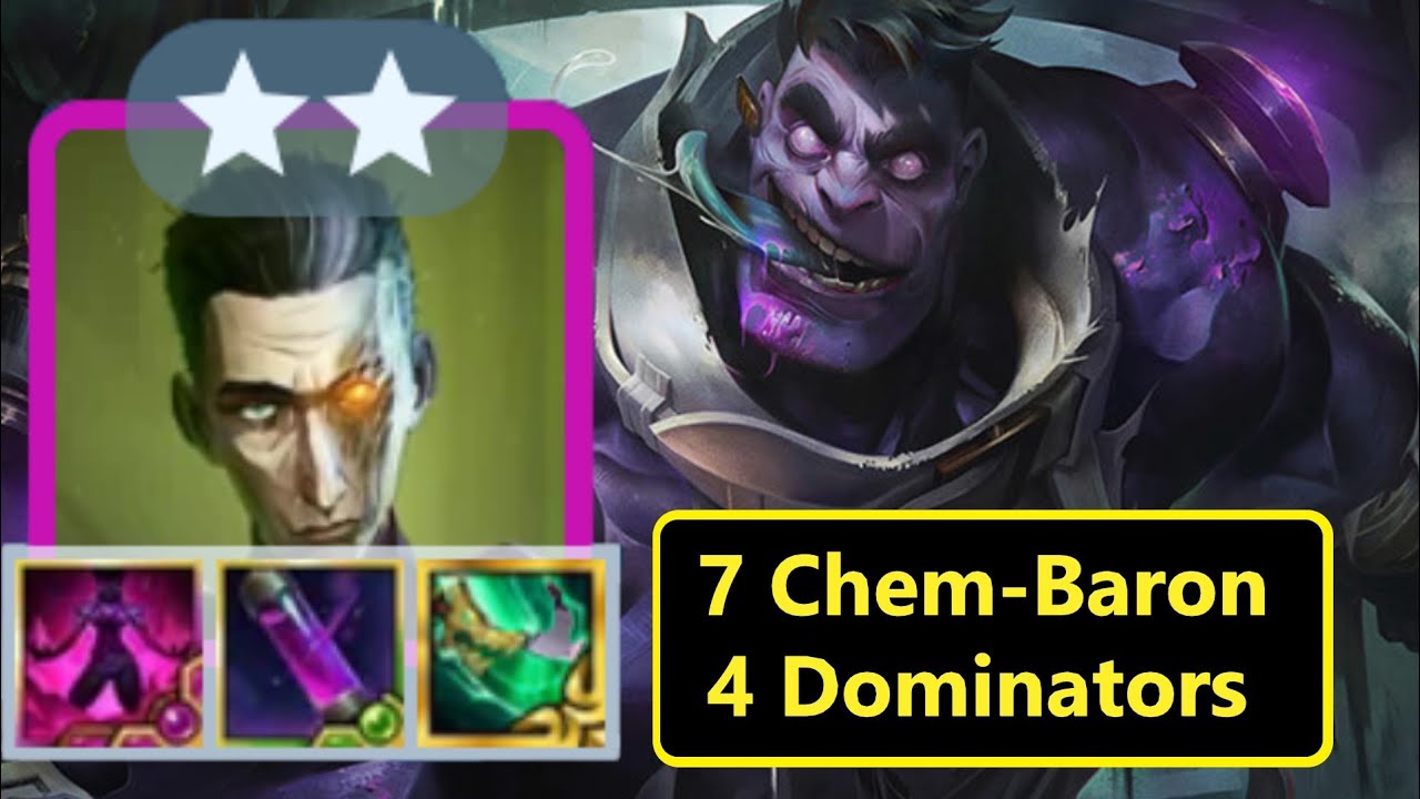 7 ChemBaron 4 Dominators | Set 13 Comps | Into the Arcane Gameplays ...