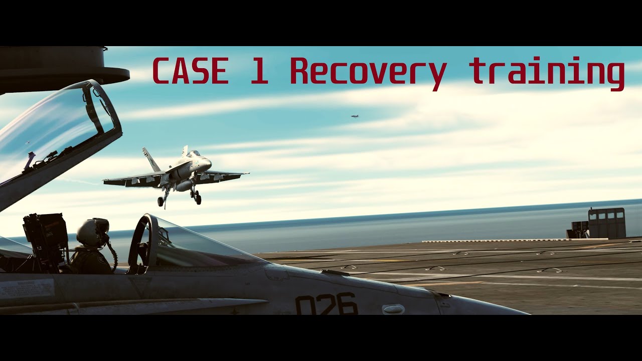 DCS CASE 1 training with Hornet - YouTube