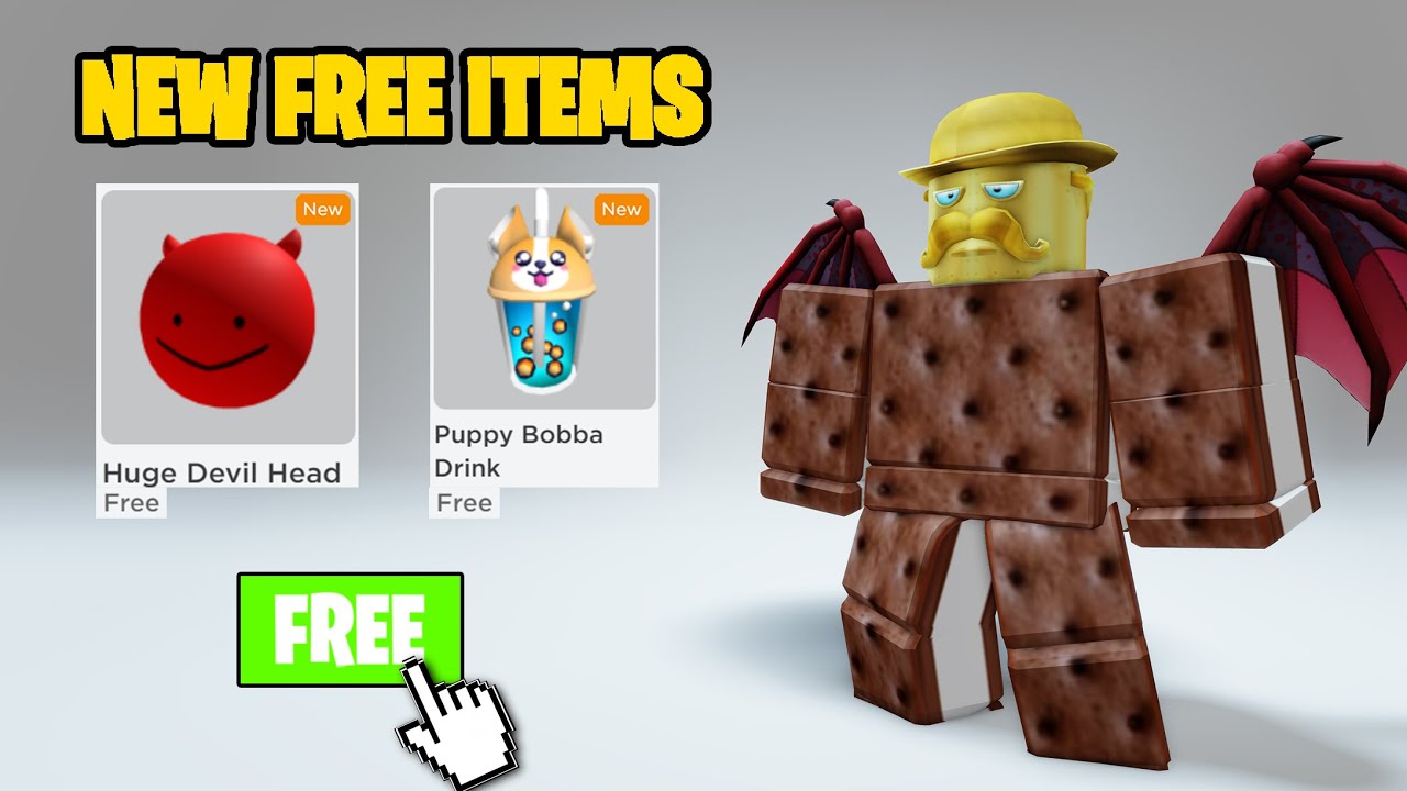 GET NEW FREE ROBLOX ITEMS 😱 - YouTube