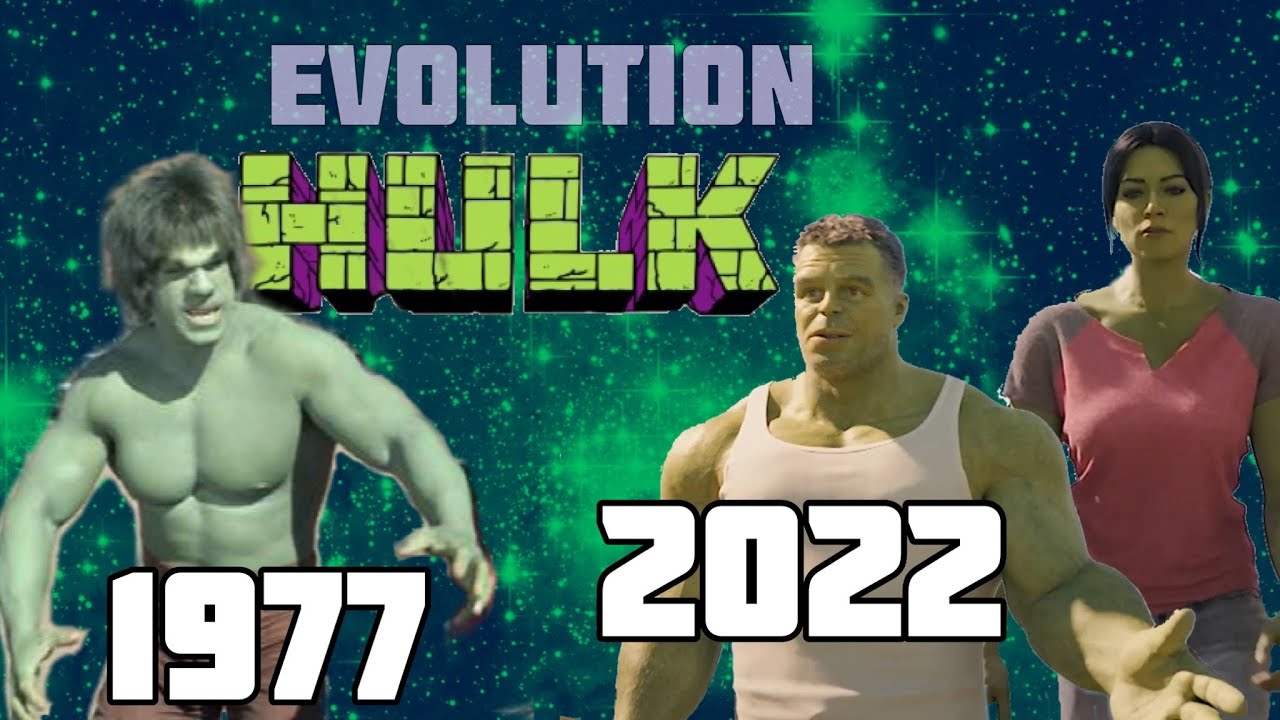 Evolution Hulk 1977-2022 - YouTube
