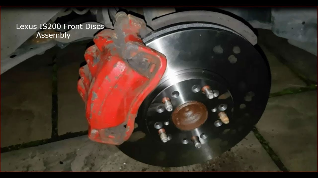 Lexus IS200/300 Front Discs assembly/ Replacement - YouTube