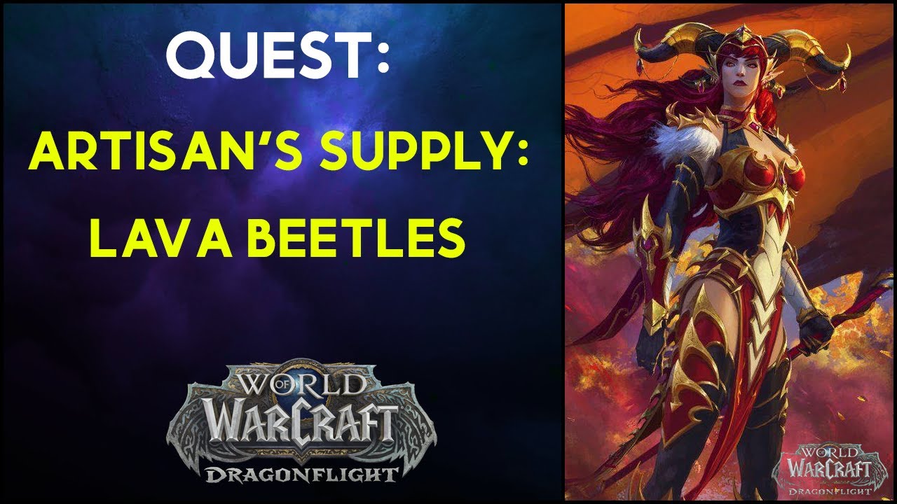Artisan's Supply: Lava Beetles WoW Quest - YouTube