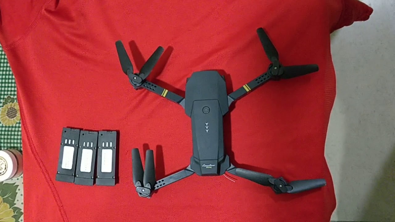 Eachine e58 faulty battery - YouTube