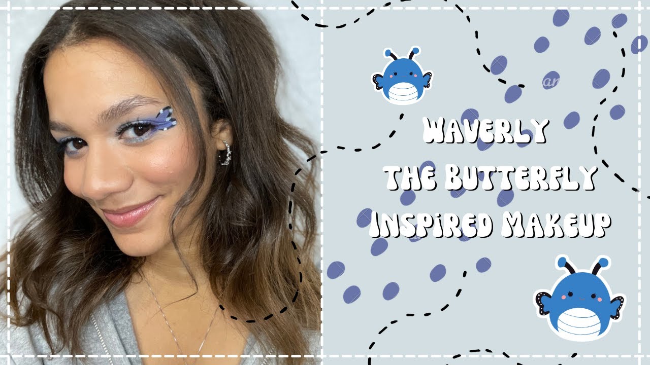 squishmallow makeup look - waverly the butterfly! - YouTube