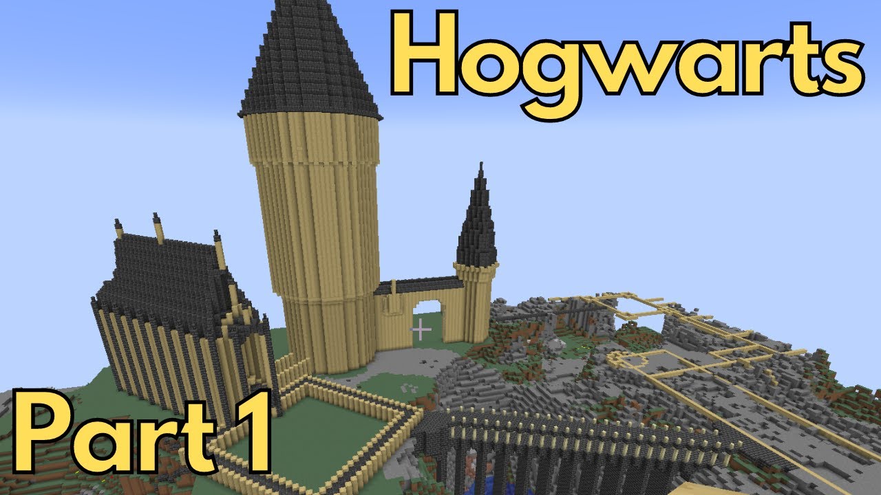Building Hogwarts in Minecraft - Part 1 - Complete Hogwarts Build ...