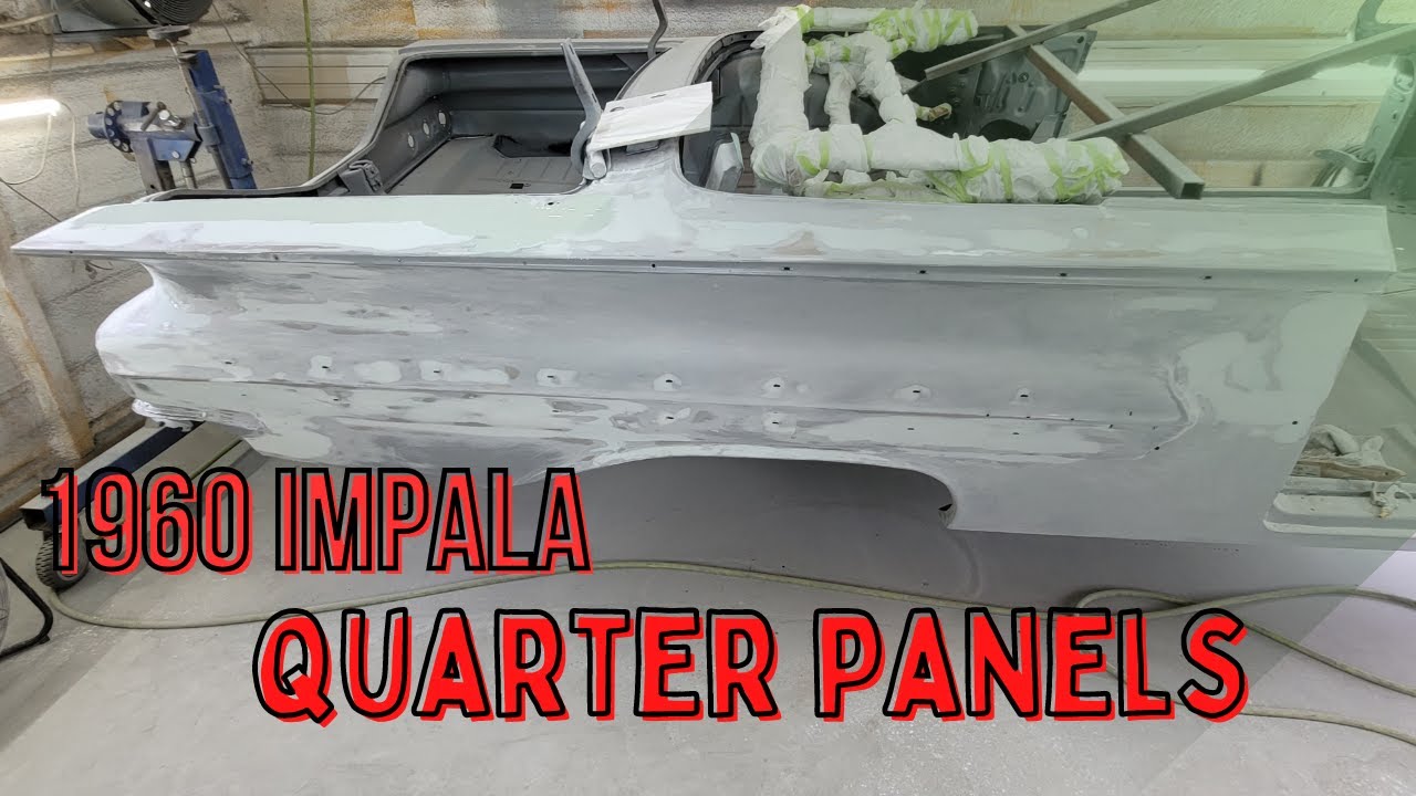 CLASSIC CAR BODYWORK | 1960 CHEVROLET IMPALA | QUARTER PANELS | #lowrider - YouTube