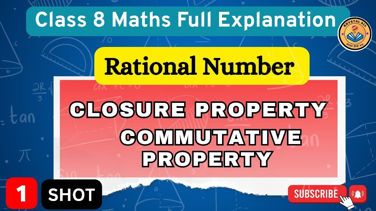 Class 8 | Rational Number | Math | Important questions | Exercise 1.1 ...
