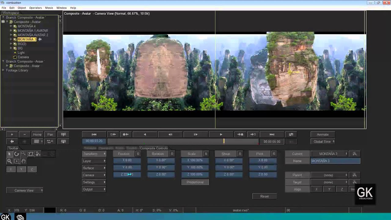 Control Total en Autodesk Combustion : Creando el Mundo de Pandora ...