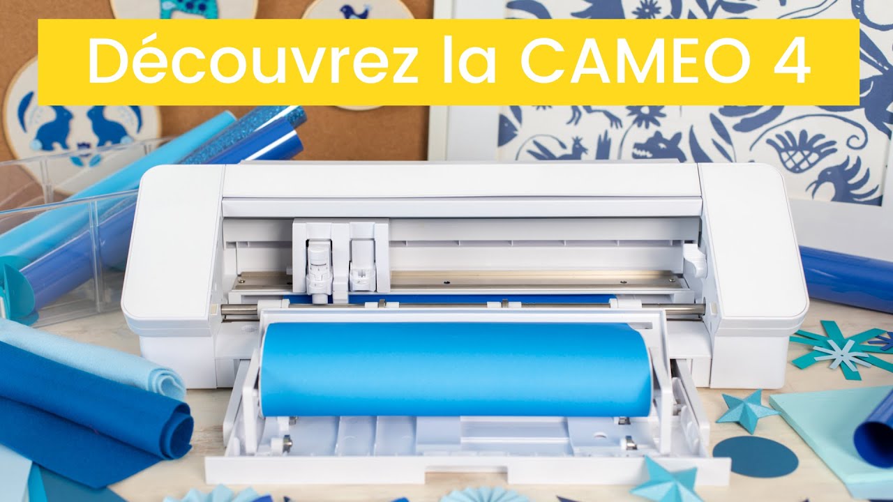 Machine de découpe Silhouette CAMEO 4 - YouTube