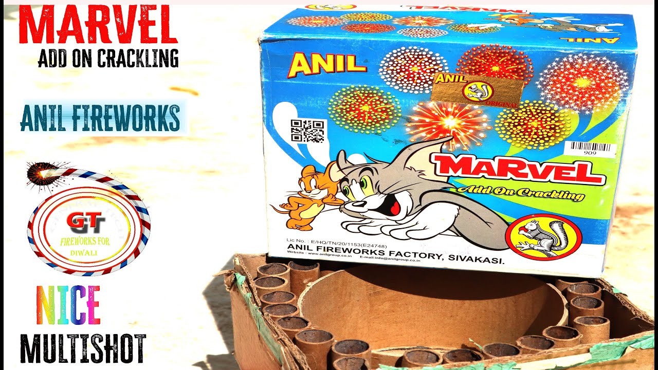 MARVEL From ANIL Fireworks| Multi Shot from Anil Fireworks #diwalistash ...