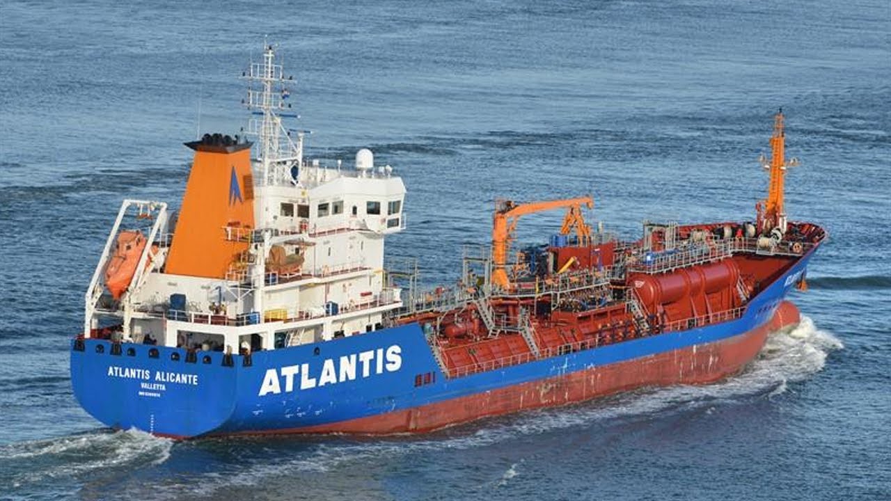 ATLANTIS ALICANTE OIL CHEMICAL TANKER - YouTube