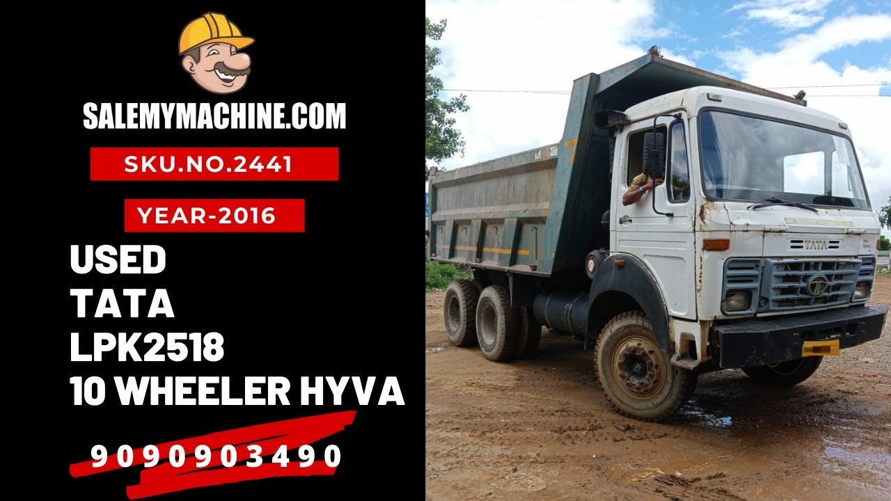 USED HYVA FOR SALE l USED TATA LPK 2518, 10 WHEELER HYVA FOR SALE l ...