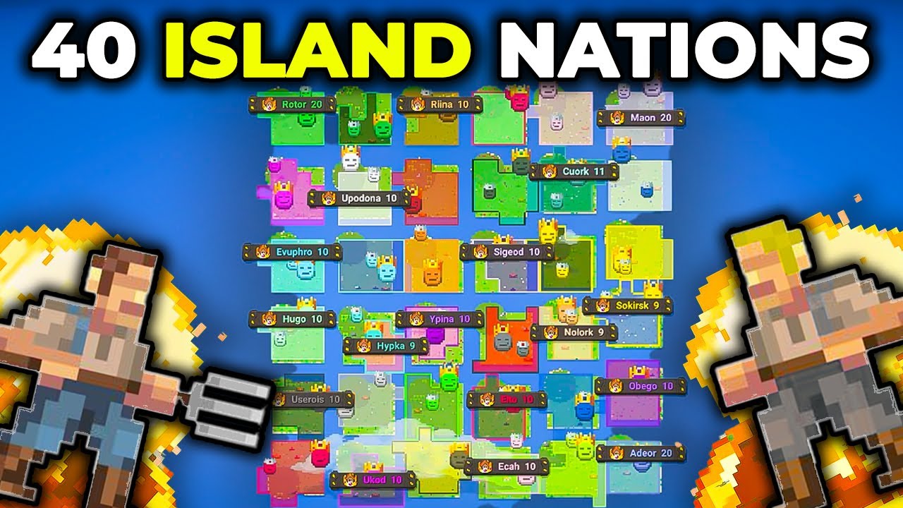 10 Humans Each Island Simulation then War! - World Box - YouTube