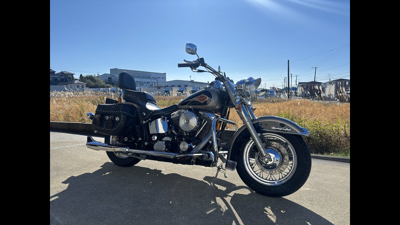 Harley-Davidson 1997 FLSTC 1340 中古車 - YouTube
