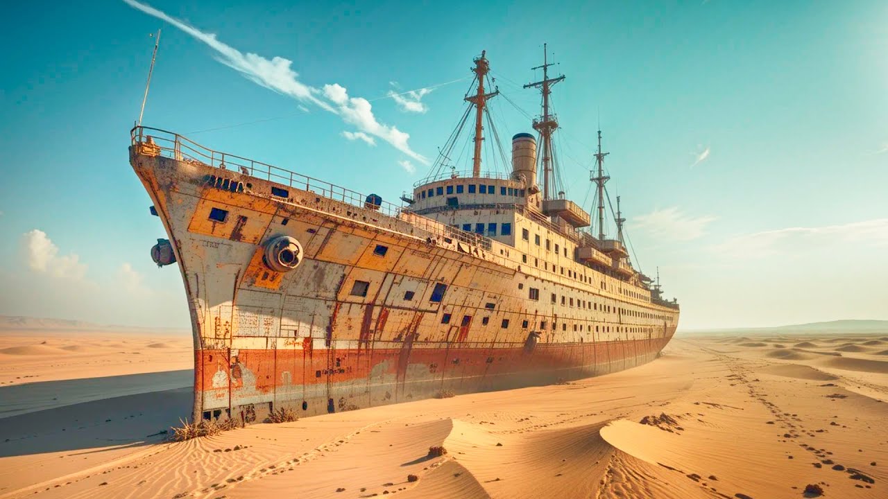 Ghost Ships! 30 ABANDONED Cruise Liners & Cargo Ships LOST at Sea ...