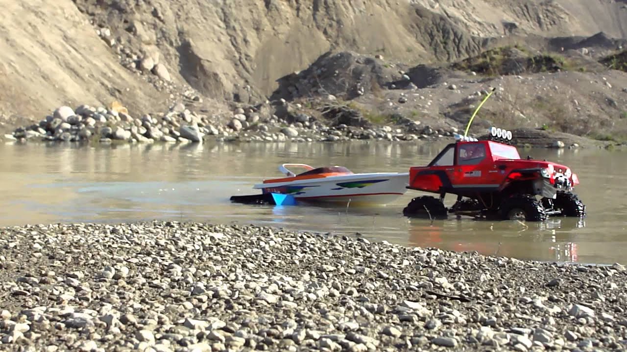 RC TRAIL CRAWLER, RC BOAT & CUSTOM TRAILER ON EXPEDITION.mp4 - YouTube