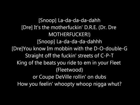 The Next Episode Lyrics - Dr Dre Ft Snoop Dogg Ft Nate Dogg ft kurupt. FRANCKYZIC™.