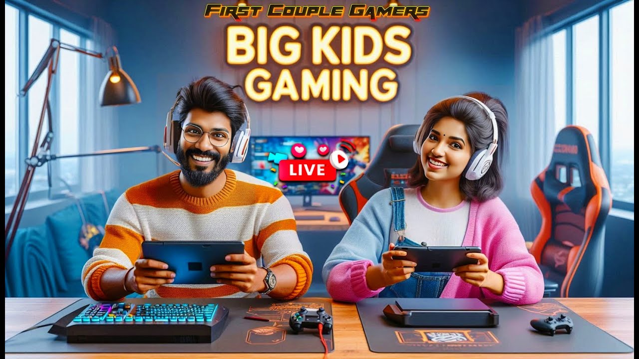 JUST CHILL & FUN TASK GAMEPLAY | FIRST COUPLE GAMERS TAMIL | FaceCam 🔴Live தமிழ் #bigkidsgaming ...