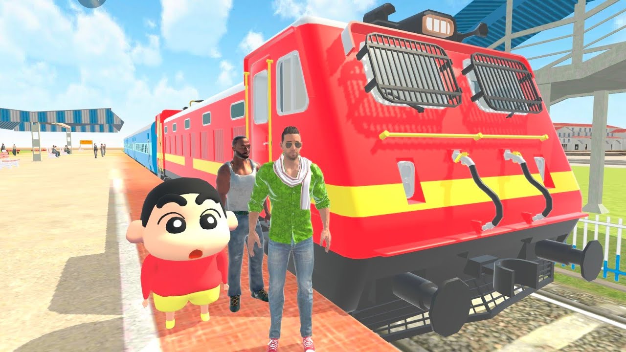 😱 First Time Visiting Train Station in Indian Theft Auto Simulator ...