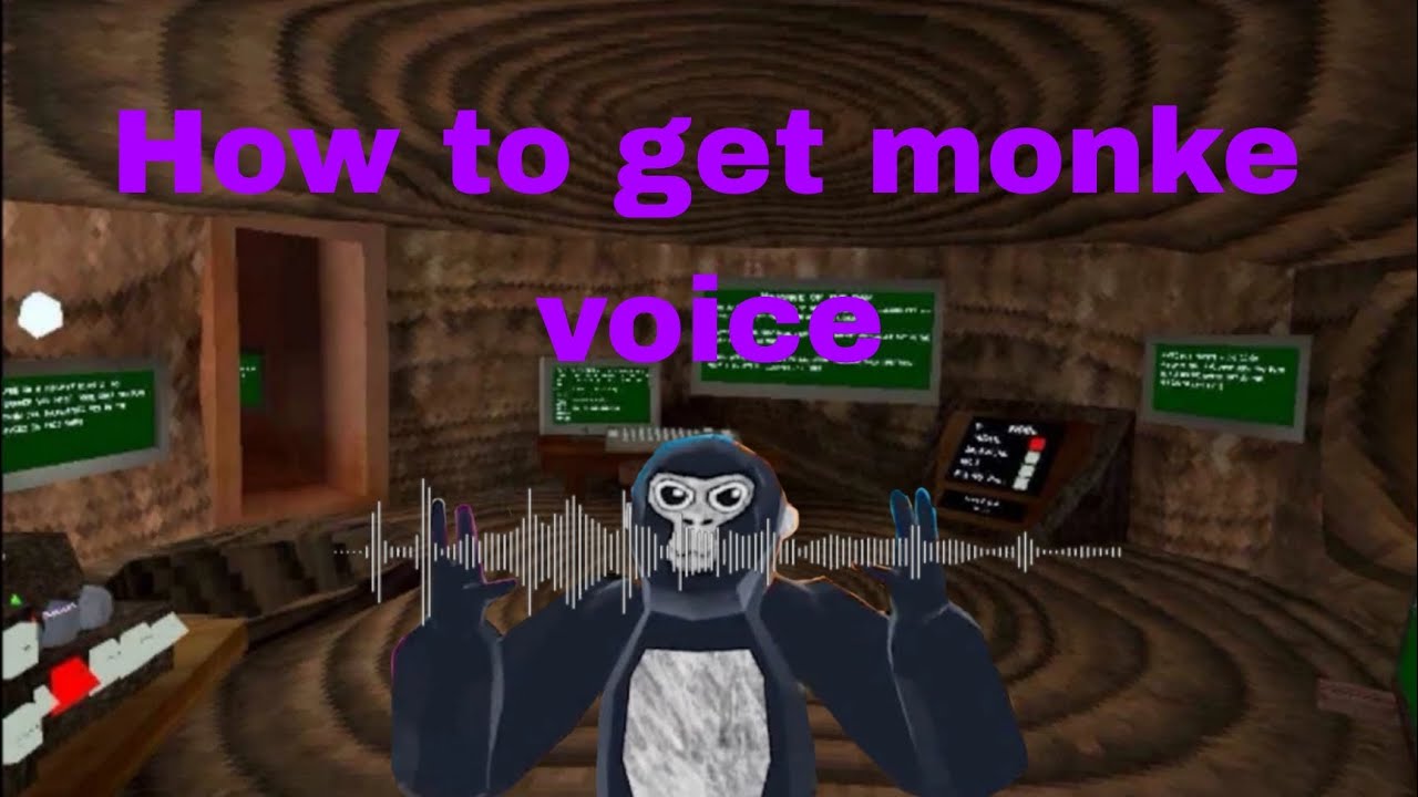 How to get new monkey voice. it's pretty cool 😎 #gorillatag #gtag # ...