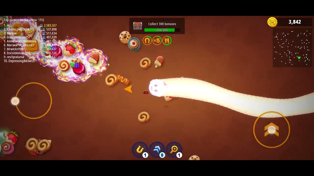 Warm Zone.io Ice Cream Snake #subscribe - YouTube