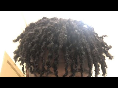 Fastest method to get curly dreads/twists - YouTube
