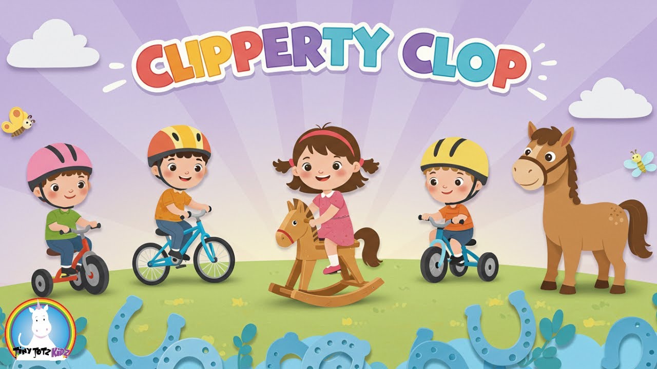 Clipperty Clop | Fun Outdoor Adventure Song for Kids | Playing Outside ...