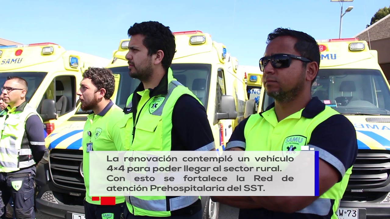 Nuevas Ambulancias Samu para red de Salud de #Talcahuano - YouTube