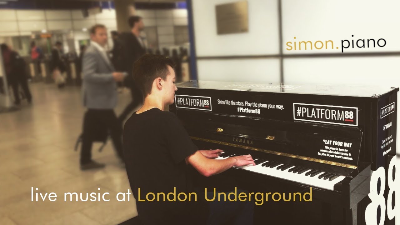 LIVE MUSIC at London Underground | simon.piano - YouTube