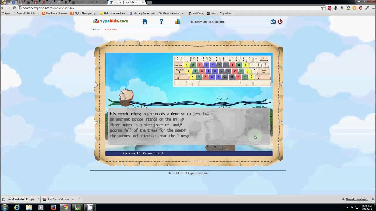 Typekids Online Typing Program for Kids - YouTube