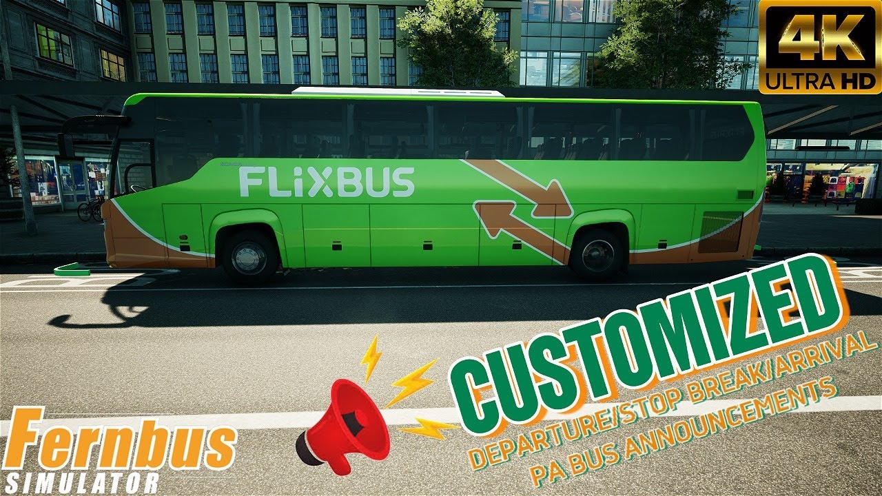 FERNBUS SIMULATOR PS5 I4K ULTRA HD + Customized PA Bus Announcements ...