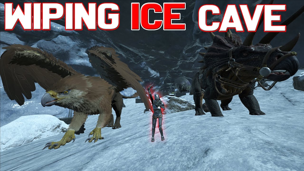 WIPING RAG ICE CAVE (JUICY PROFIT)- ARK DUO PVP - YouTube