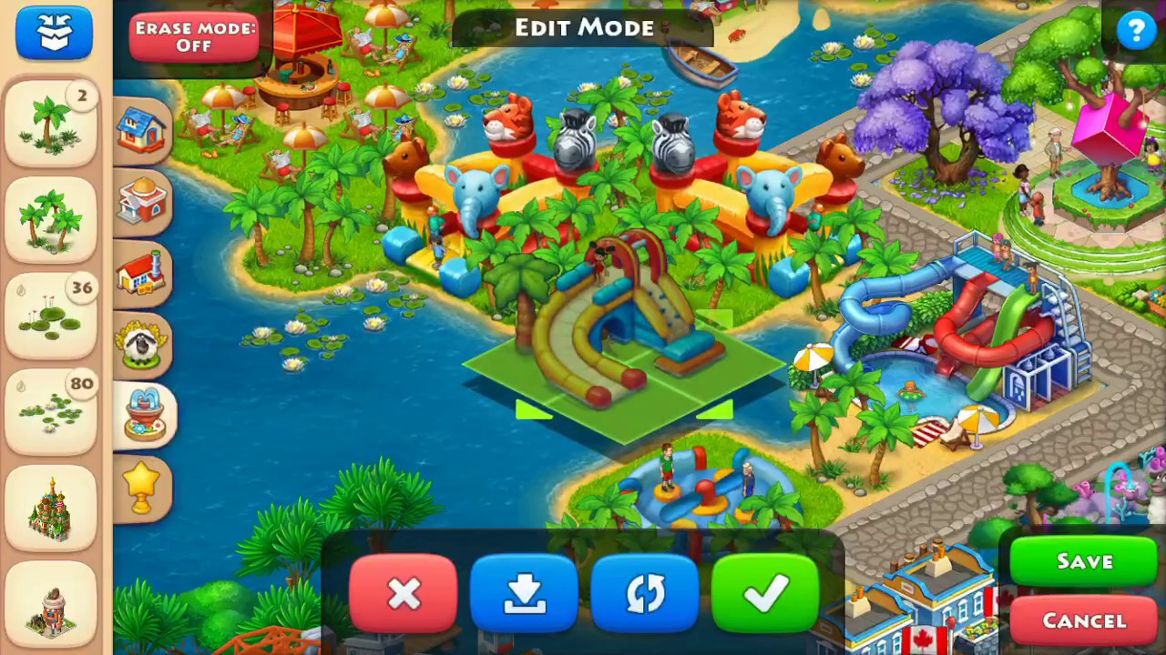 Township game design 3 (colourful township summer design) - YouTube