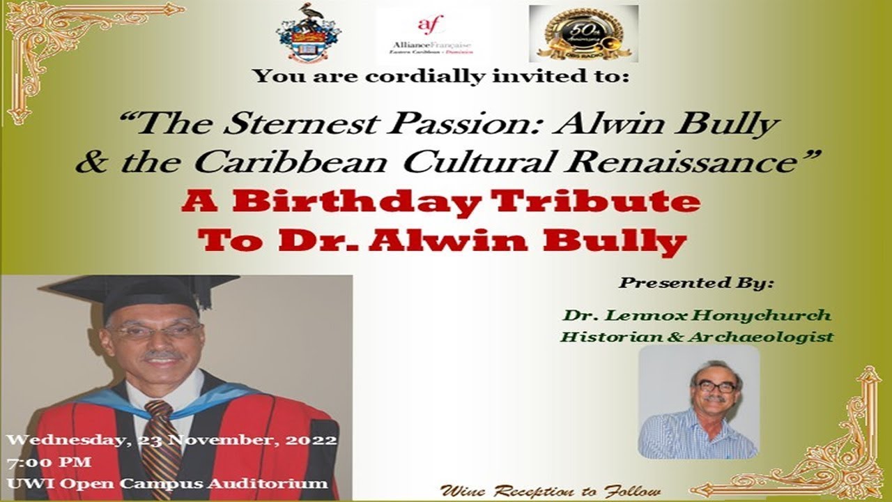 A Birthday Tribute To Dr. Alwin Bully - YouTube