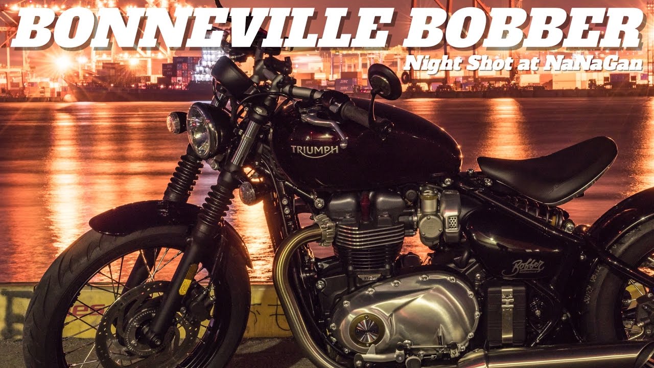 BONNEVILLE BOBBER NightShot at Nanagan 〜Panasonic GH5/GH4/G7 Time-lapse ...
