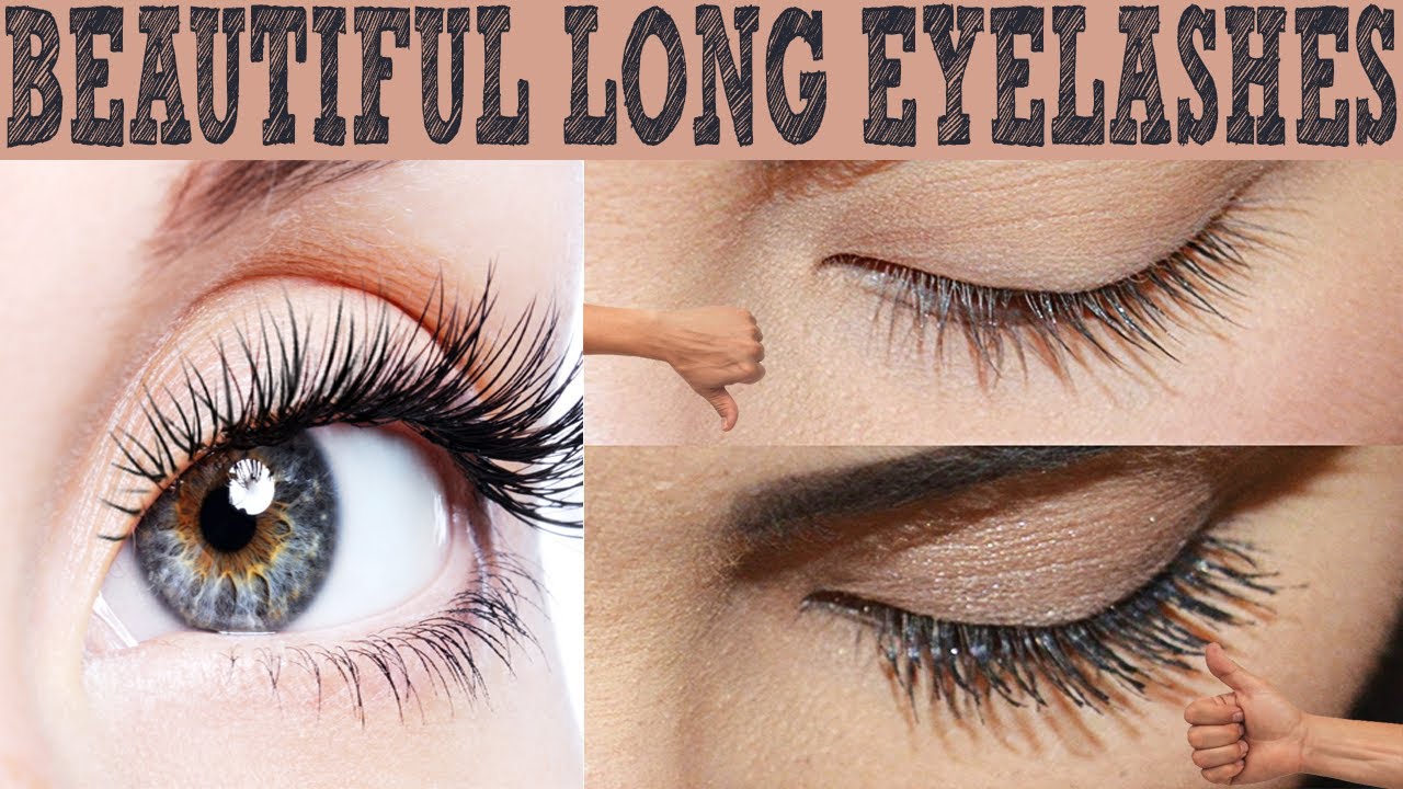 How To Get Beautiful Long Eyelashes | Naturally Get Thicker Longer ...