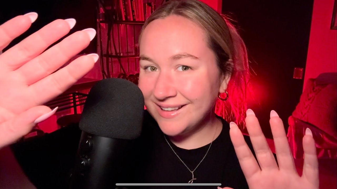 ASMR - 1 hour (looped) Face touching & Tongue clicking for SLEEP 😴 ...